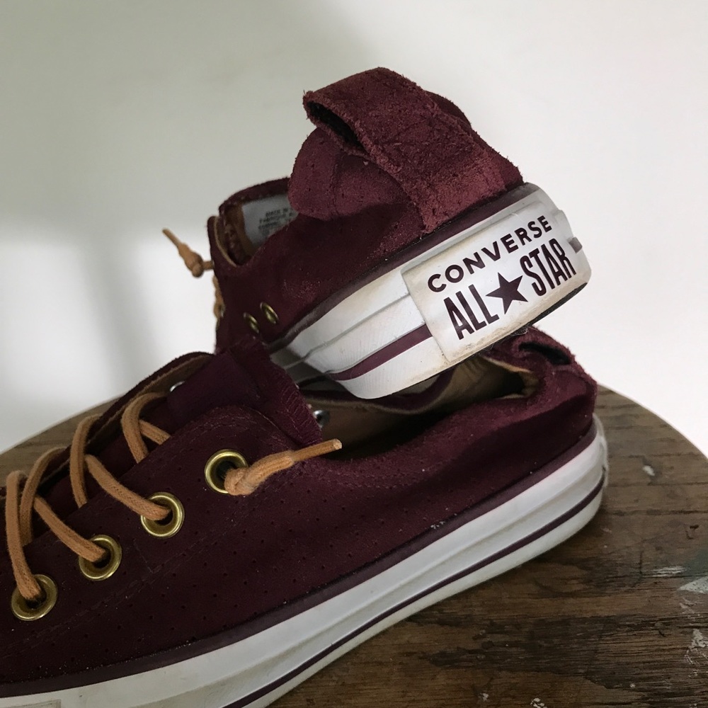 Converse Suede Leather All Star Sneakers - Gem